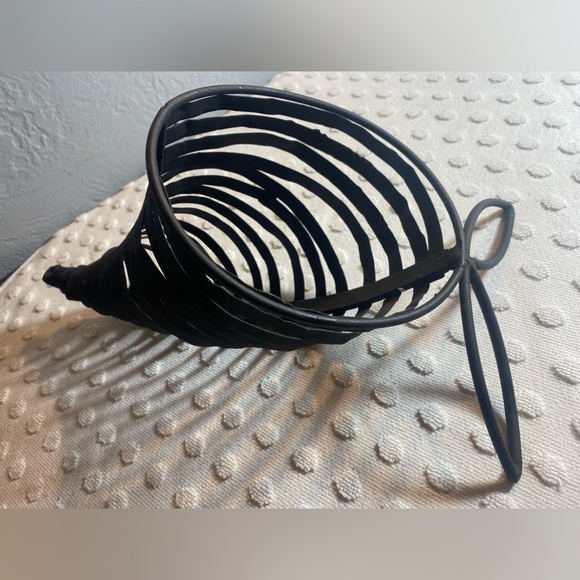 Holiday | Small Wrought Iron Cornucopia Accentholiday Piece | Poshmark